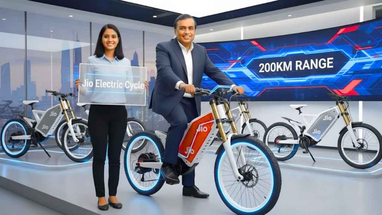Jio Electric Cycle Launched in India with 200Km Range, Smart Features ...